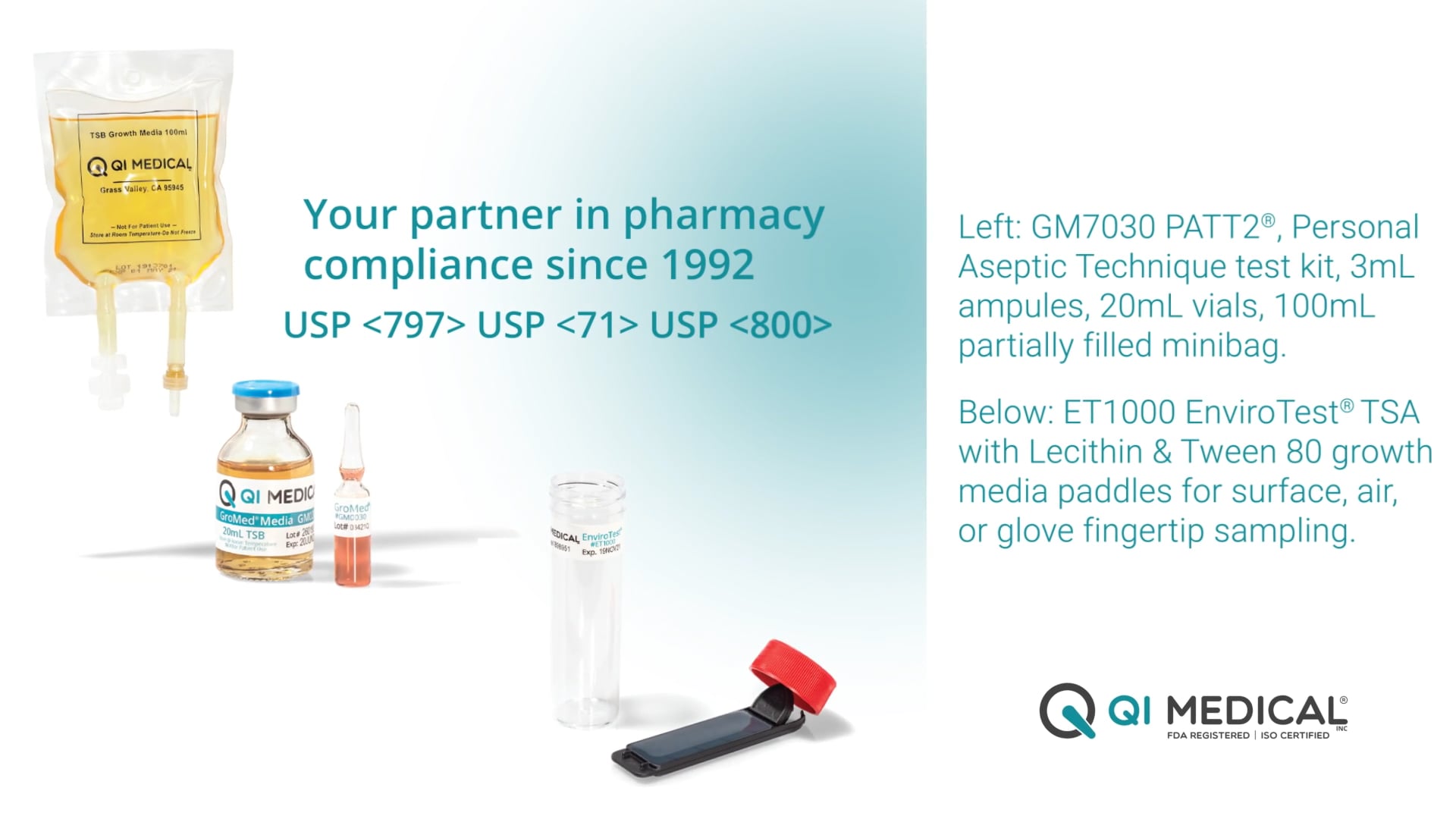 USP 797 & USP 800 Compliance - Q.I. Medical | FDA Registered & ISO ...