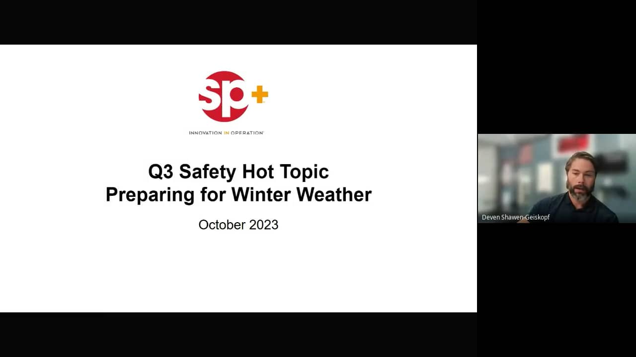 Safety Hot Topic - Preparing for Winter Weather on Vimeo