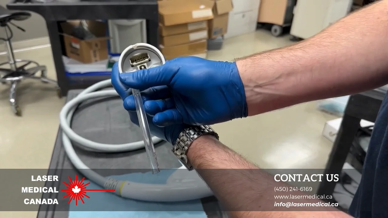 SharpLight how to drain water from handpiece Laser Medical Canada on Vimeo