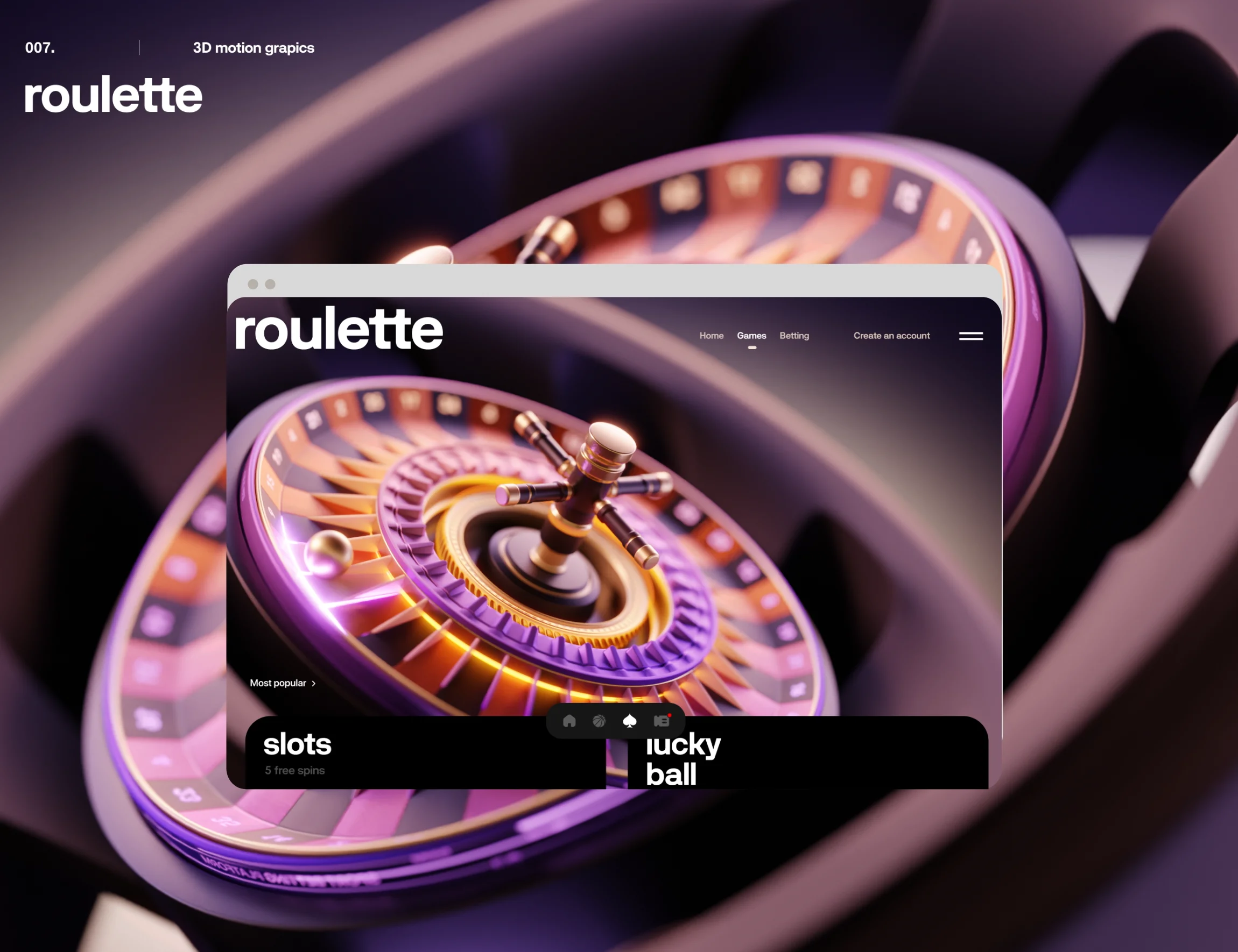 3D Roulette Design