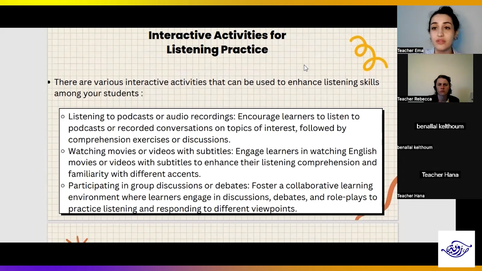 24 Interactive Activities for Listening Practice on Vimeo