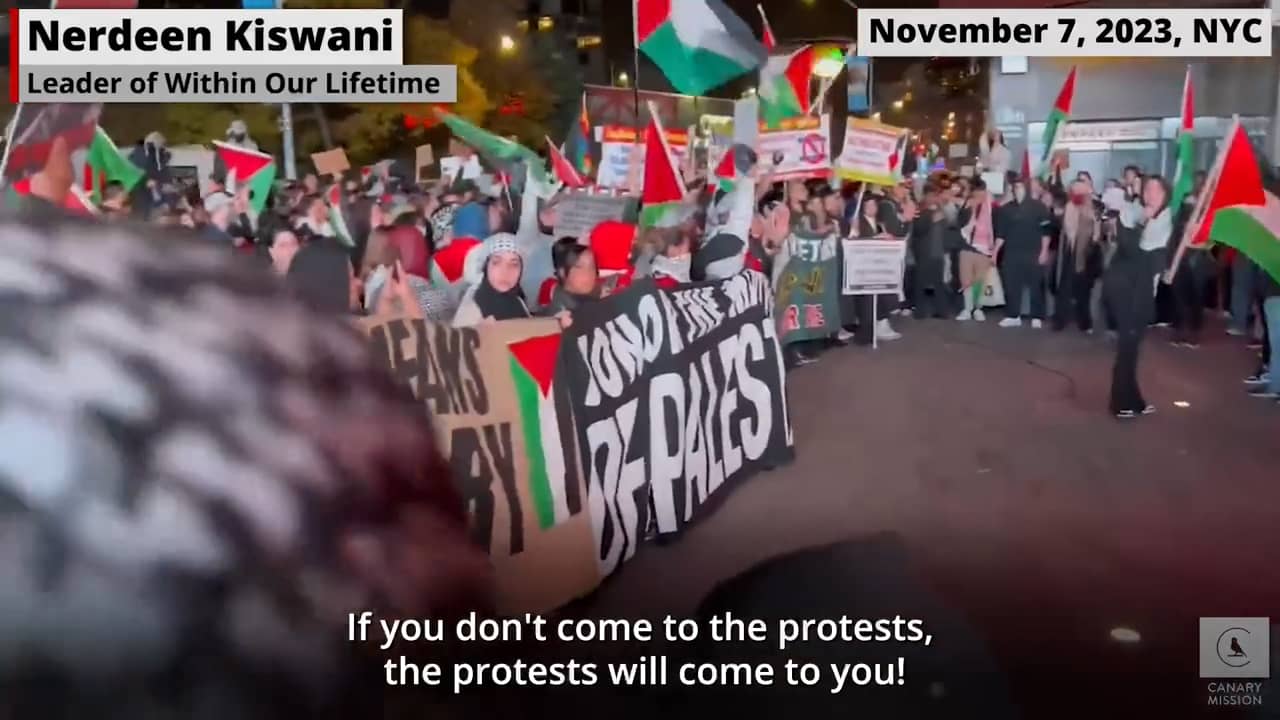 WOL Leader Nerdeen Kiswani Threatens to Bring Unending Chaos to America ...