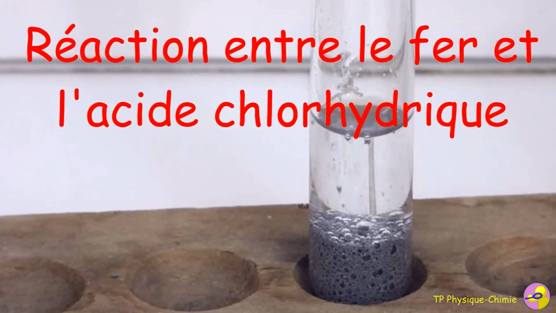 3e.seq2. réaction acide chlorhydrique et fer on Vimeo