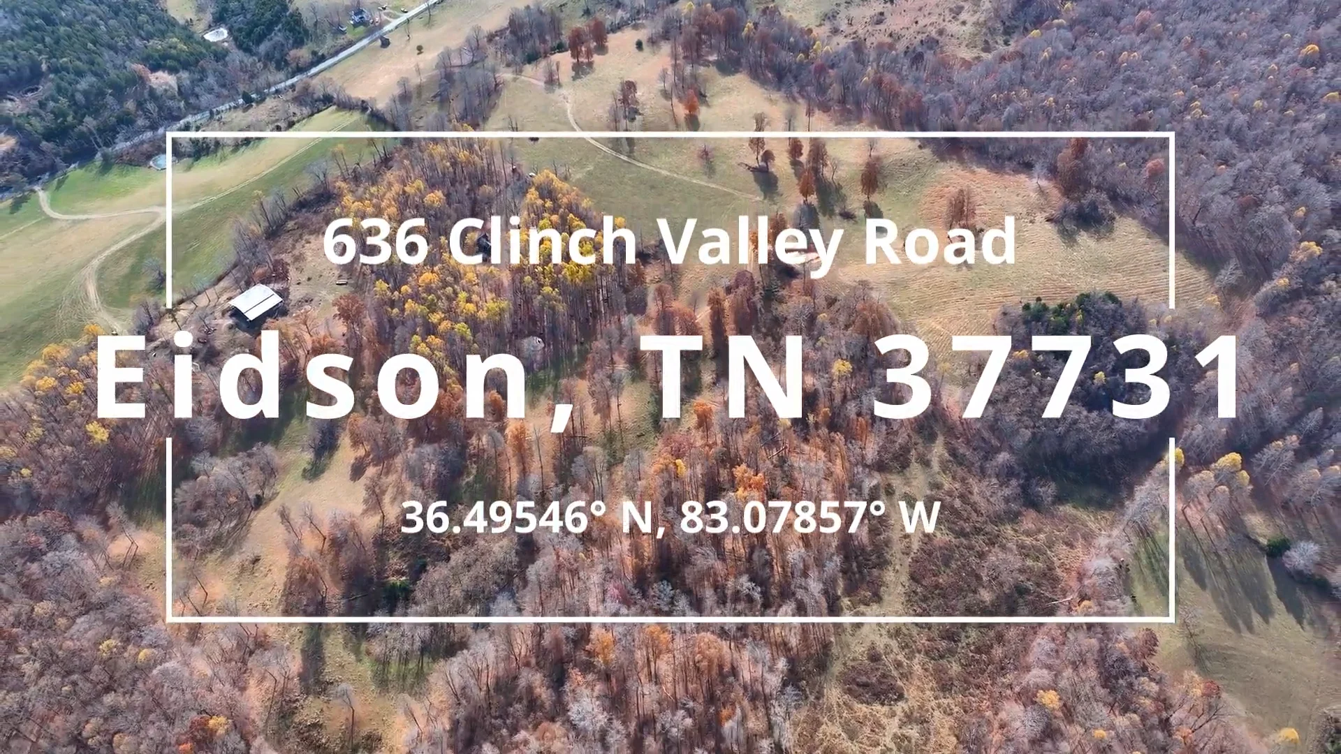 636 Clinch Valley Road ~ Eidson, TN 37731 on Vimeo