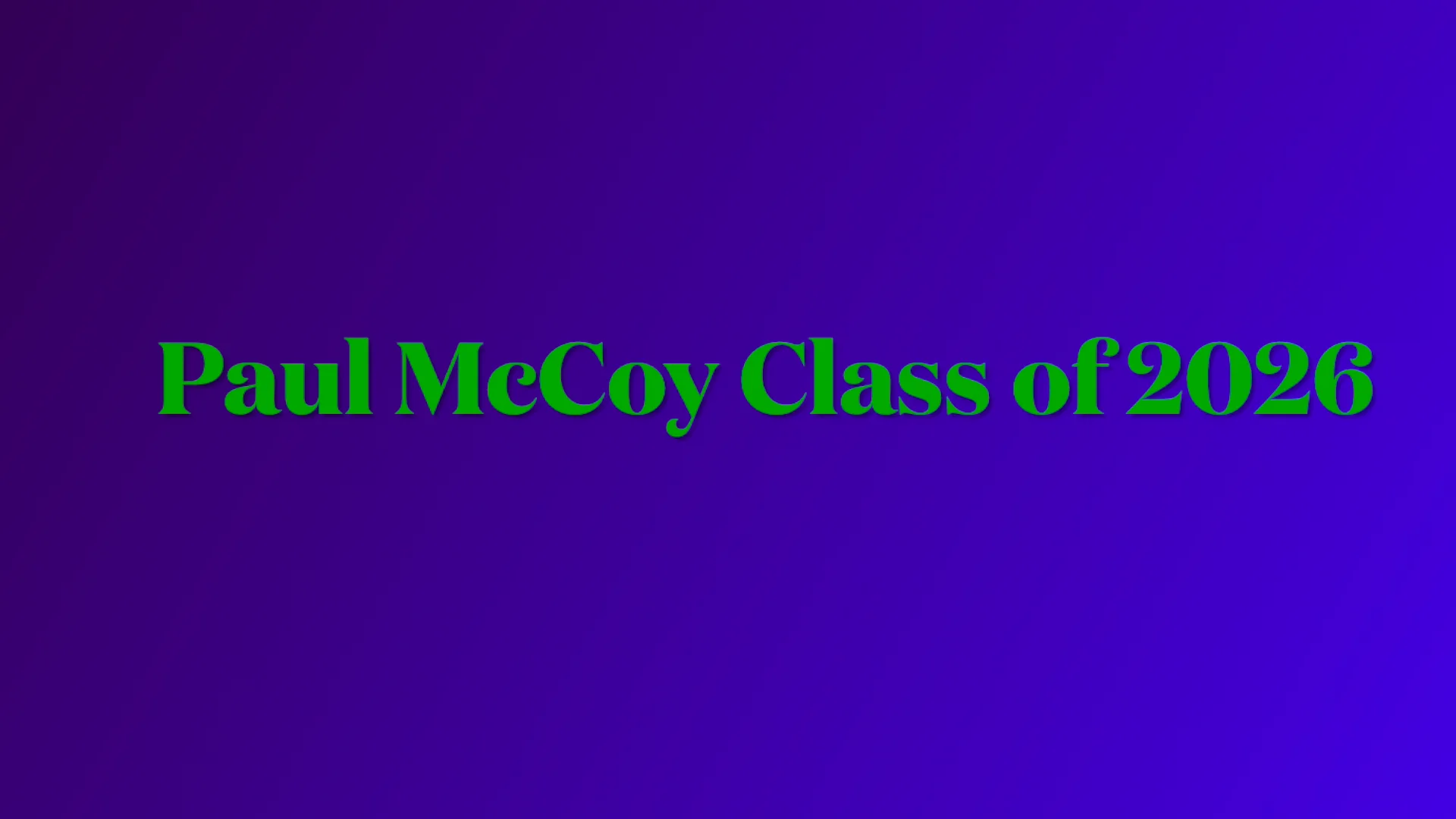 Paul McCoy on Vimeo