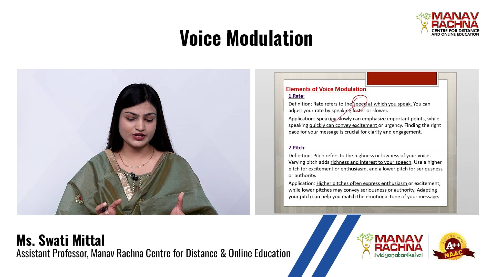 Voice Modulation_Swati Mittal on Vimeo