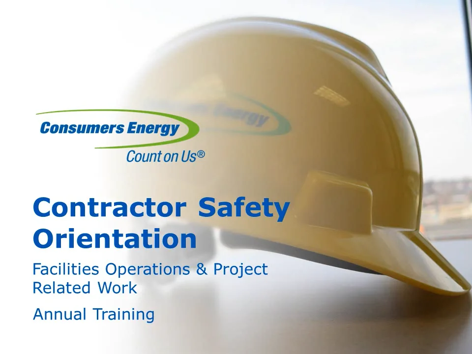 Contractor Safety Video