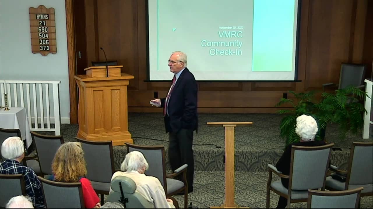 Community Check-in with J. David Yoder 11.20.23 on Vimeo