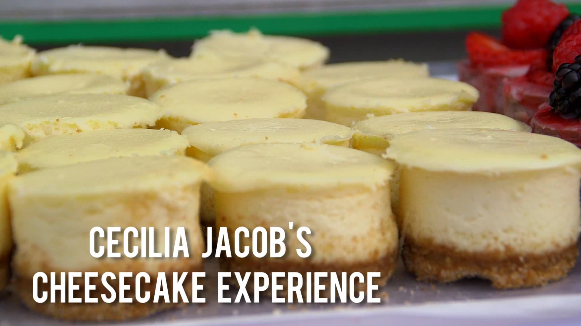 The Celia Jacobs Cheesecake Experience promo on Vimeo