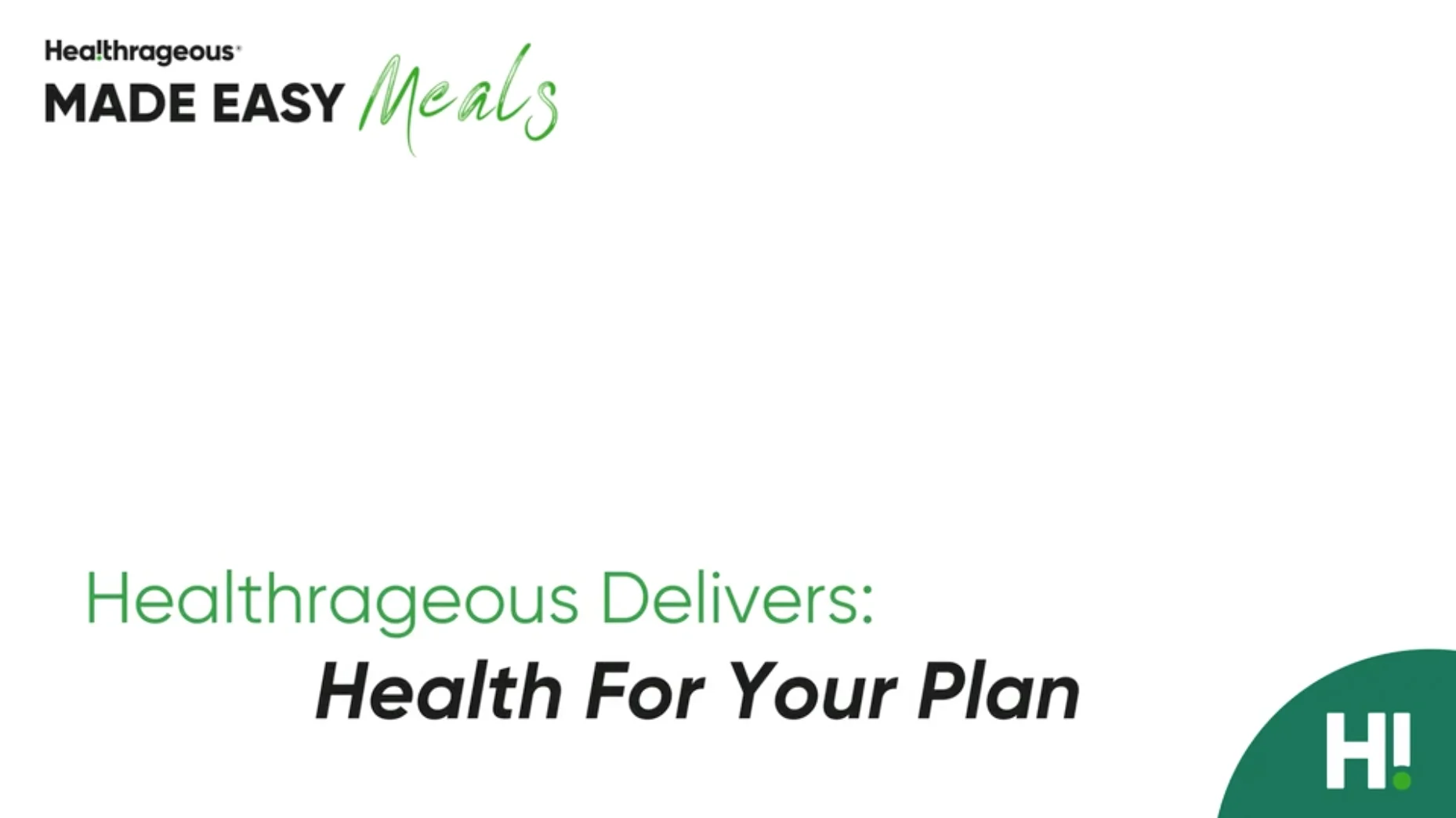 Healthrageous Delivers For Your Health Plan on Vimeo