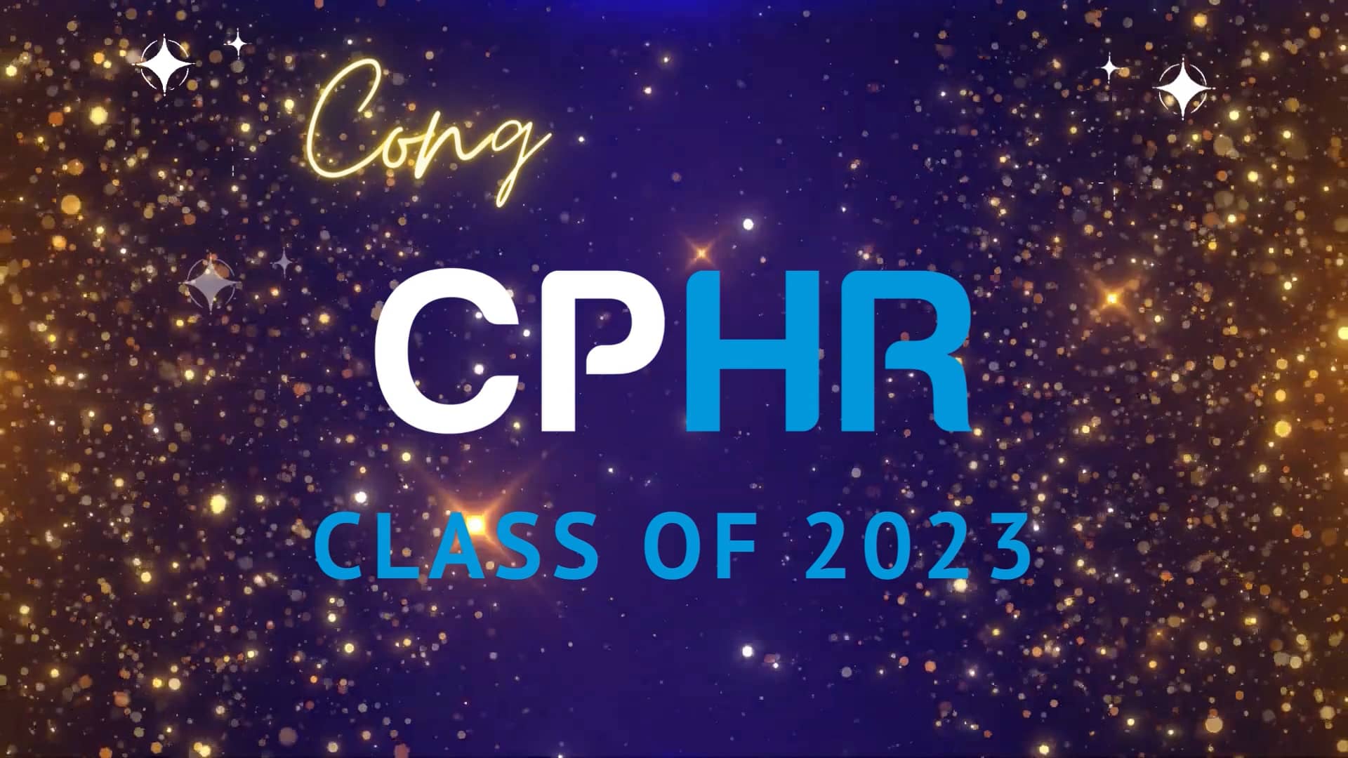 CPHR Class of 2023 Video on Vimeo