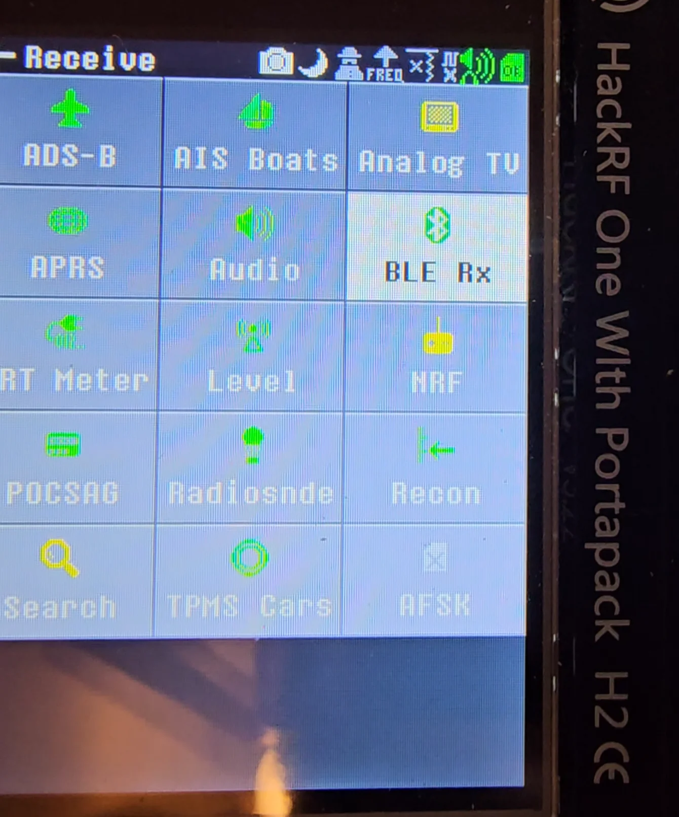 HackRF Portapack Mayhem BLE RX App