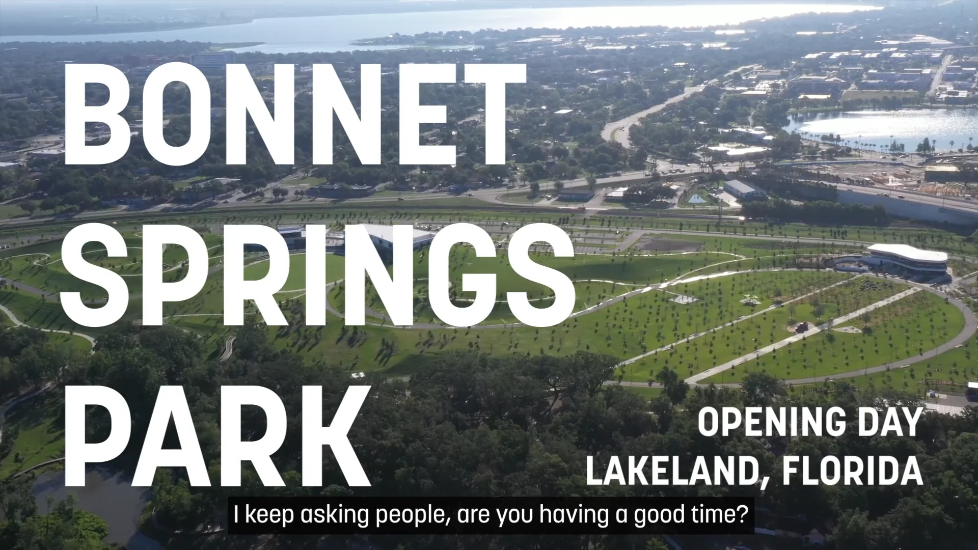 Bonnet Springs Park Opening Day