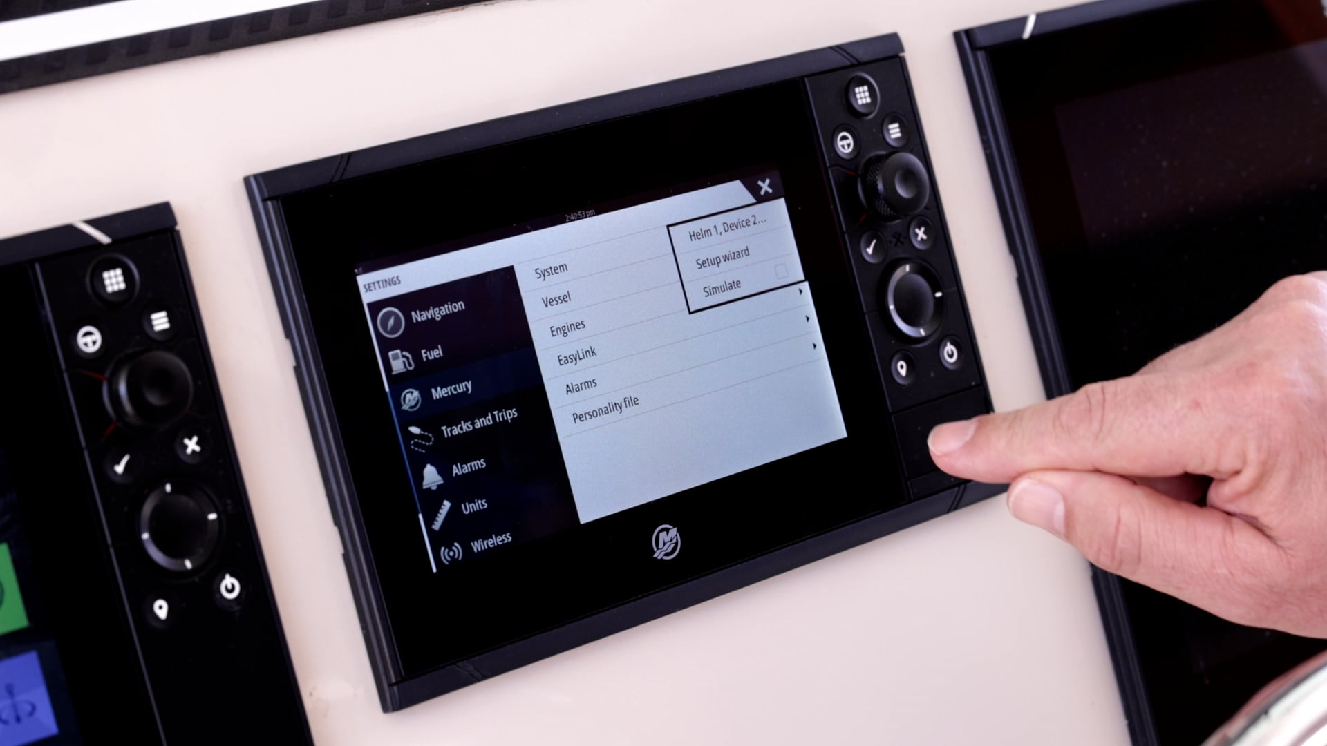 Setup using VesselView