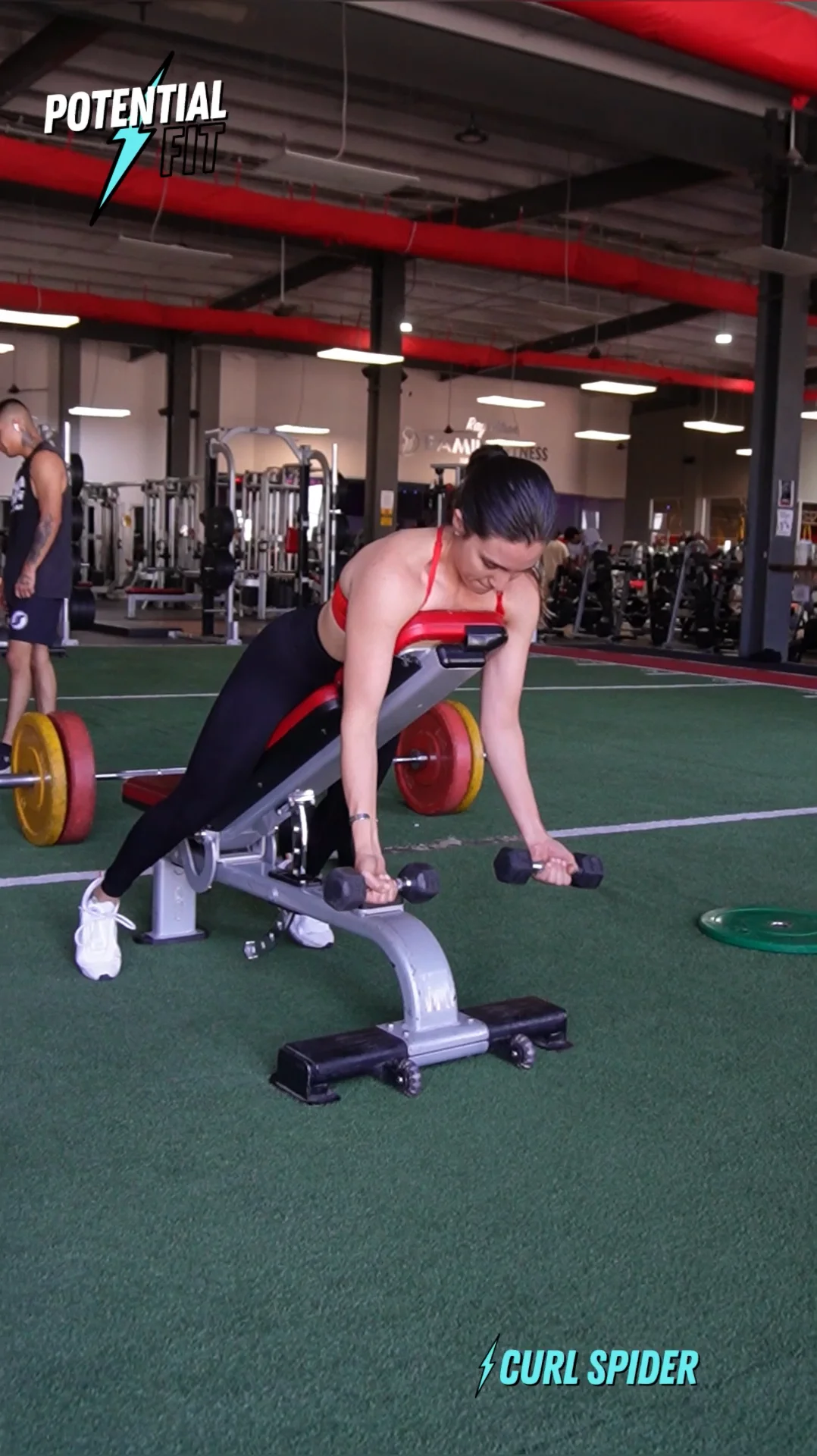 Curl spider con mancuernas on Vimeo