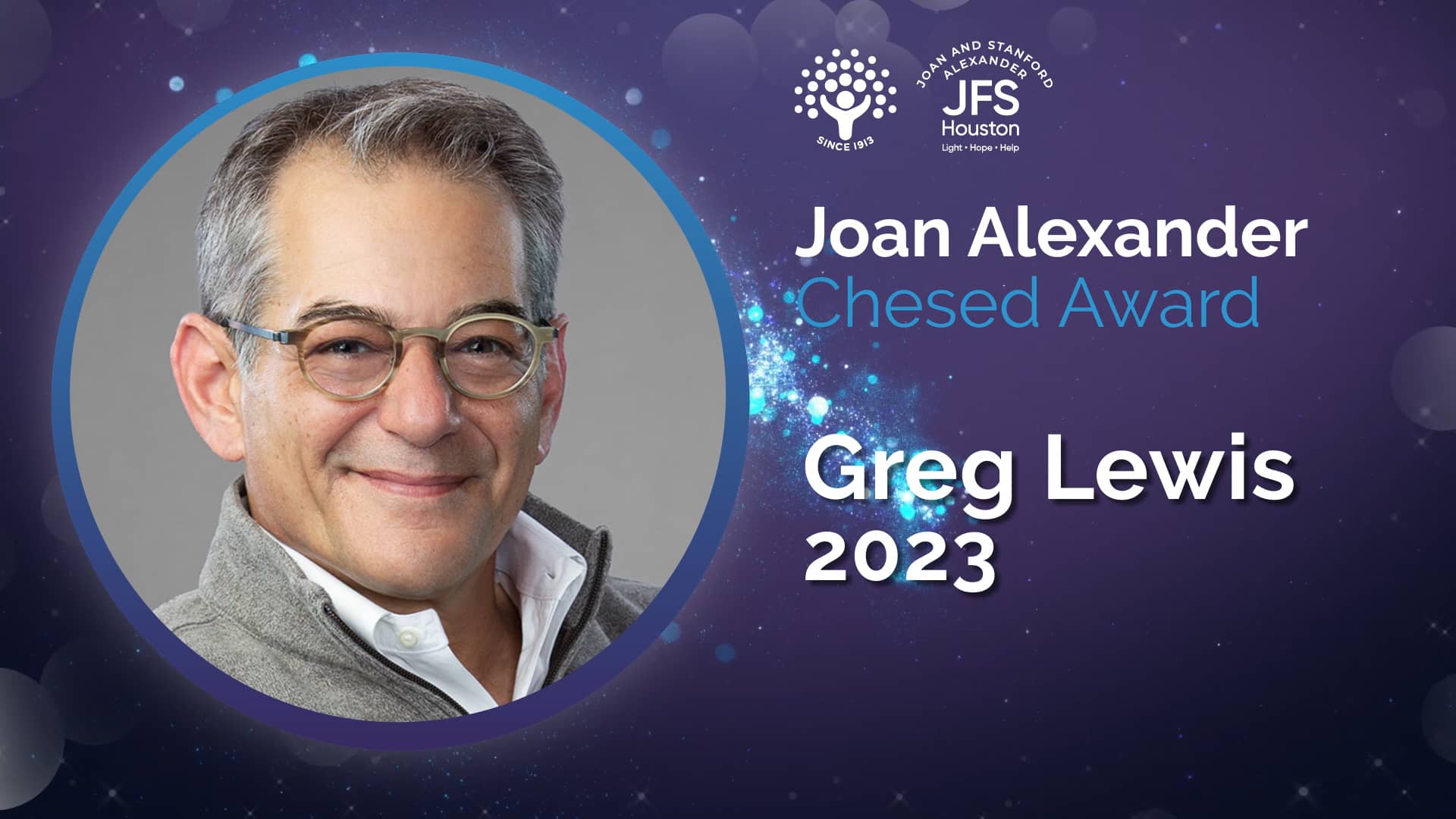JFS LiVE! 2023 Chesed Award Video-Greg Lewis on Vimeo