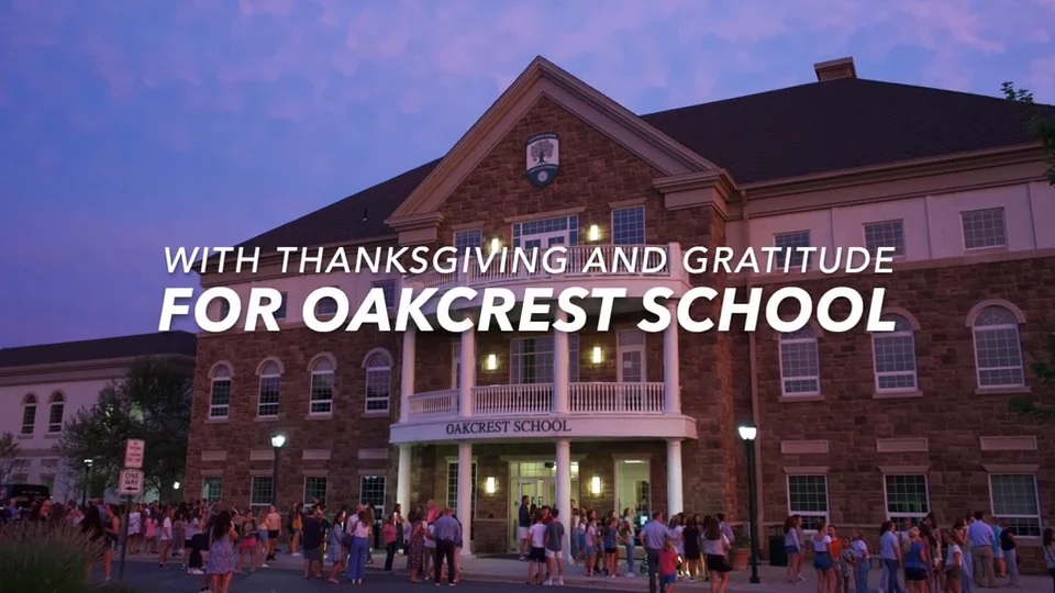 Giving Thanks for Oakcrest