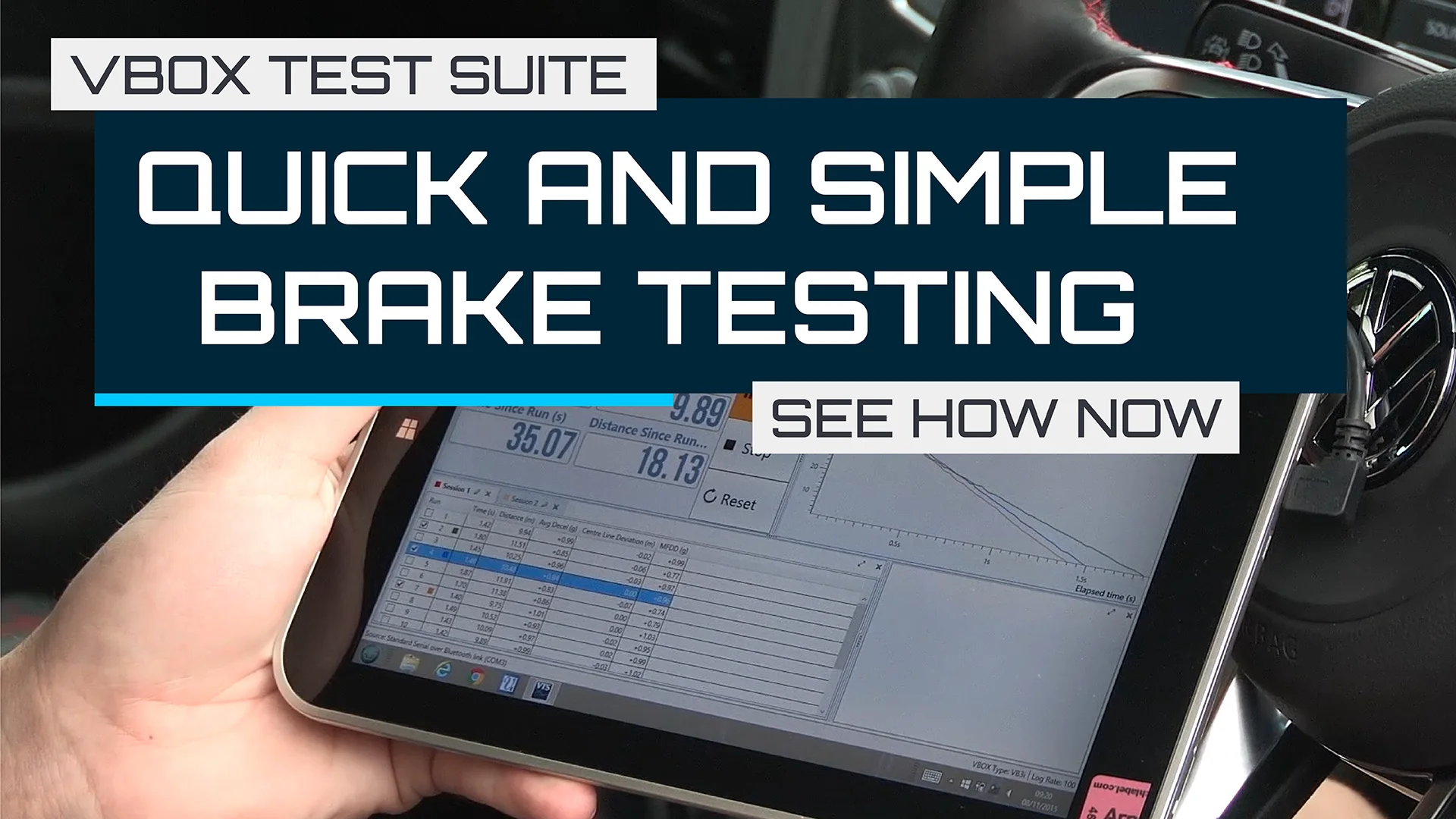 VBOX Test Suite - Dedicated brake test plug-in on Vimeo