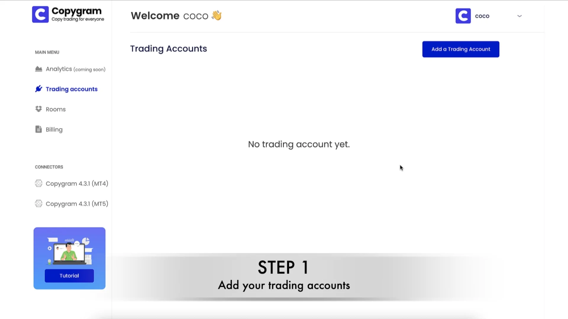 Copygram - Copy trading app (MT4 & MT5) on Vimeo