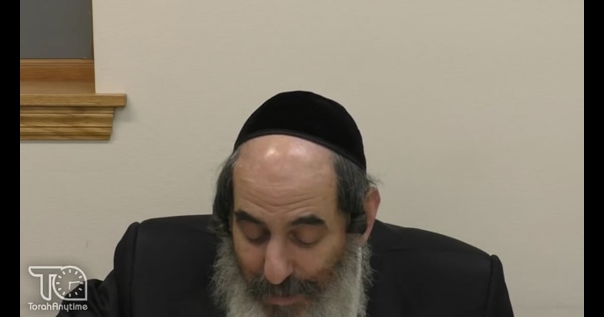 R' Benzion Twerski | V'tzivah Hakohen Perek 17 part 2