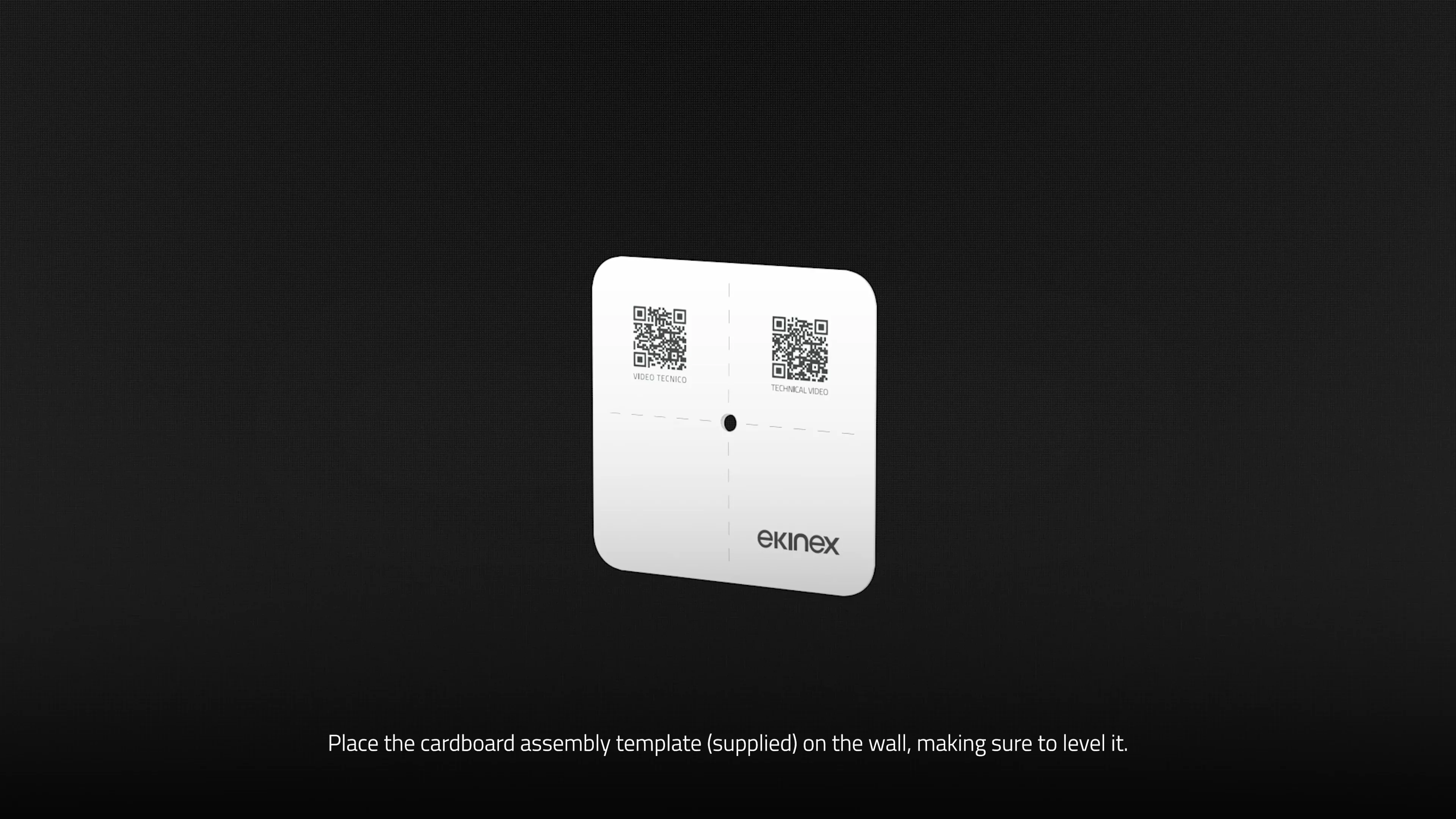 Surface series installation square version - plasterboard walls