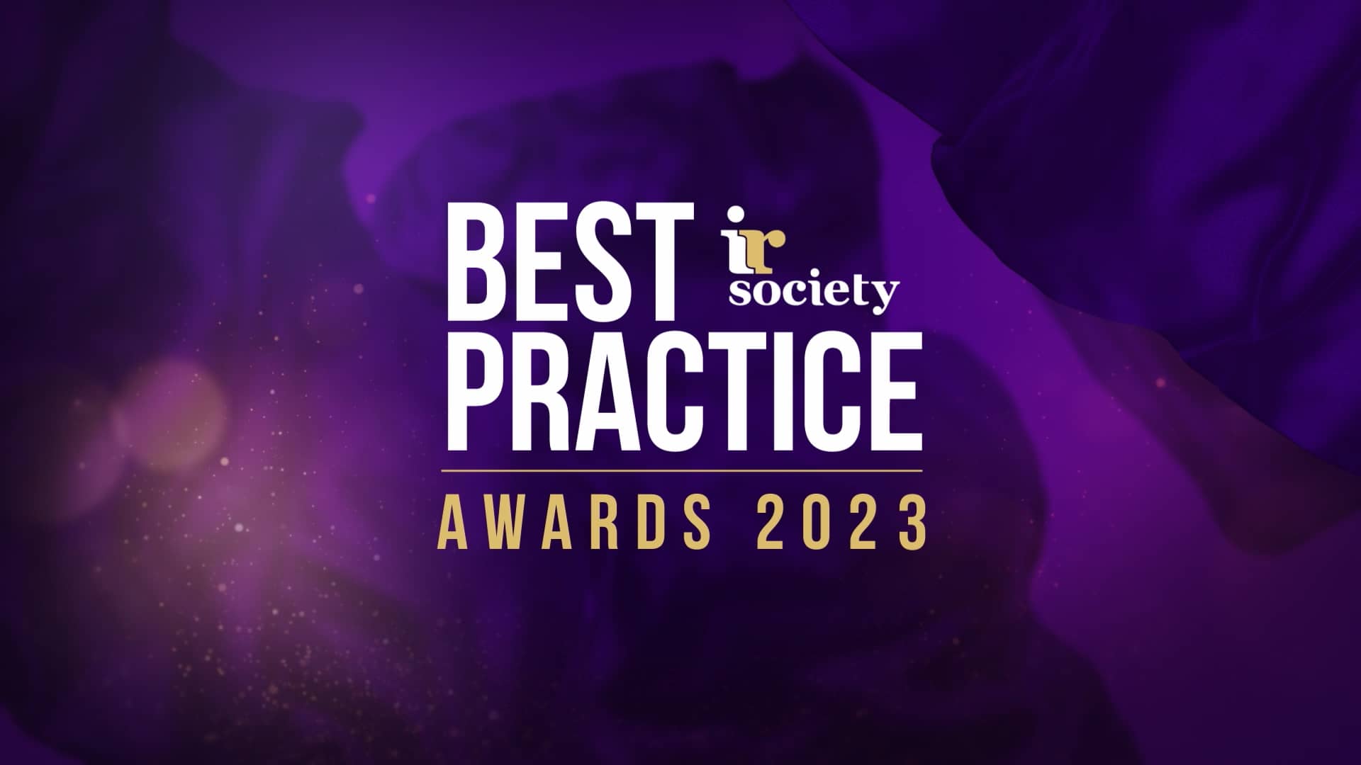 IR Society Best Practice Awards 2023 on Vimeo