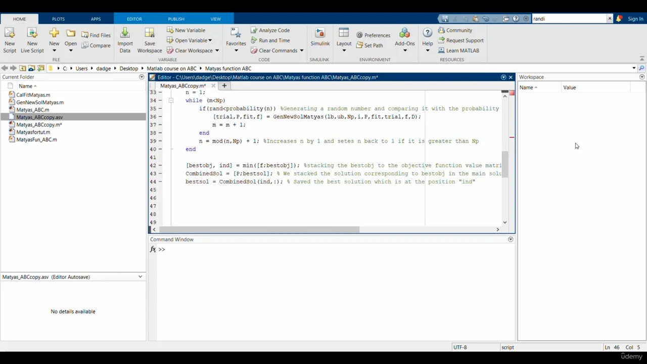 006 Coding for Matyas Function Part 4 - Scout Bee Phase and Conclusion on Vimeo