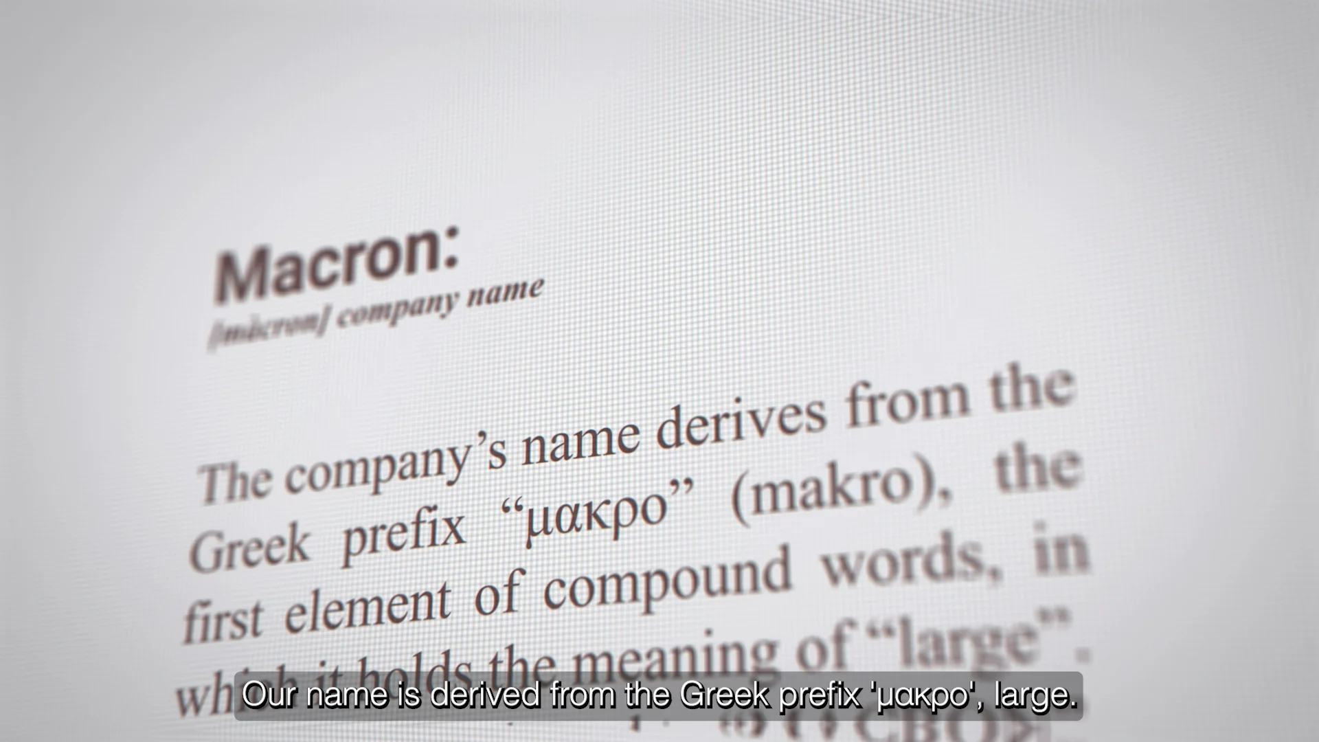 Macron Meaning on Vimeo