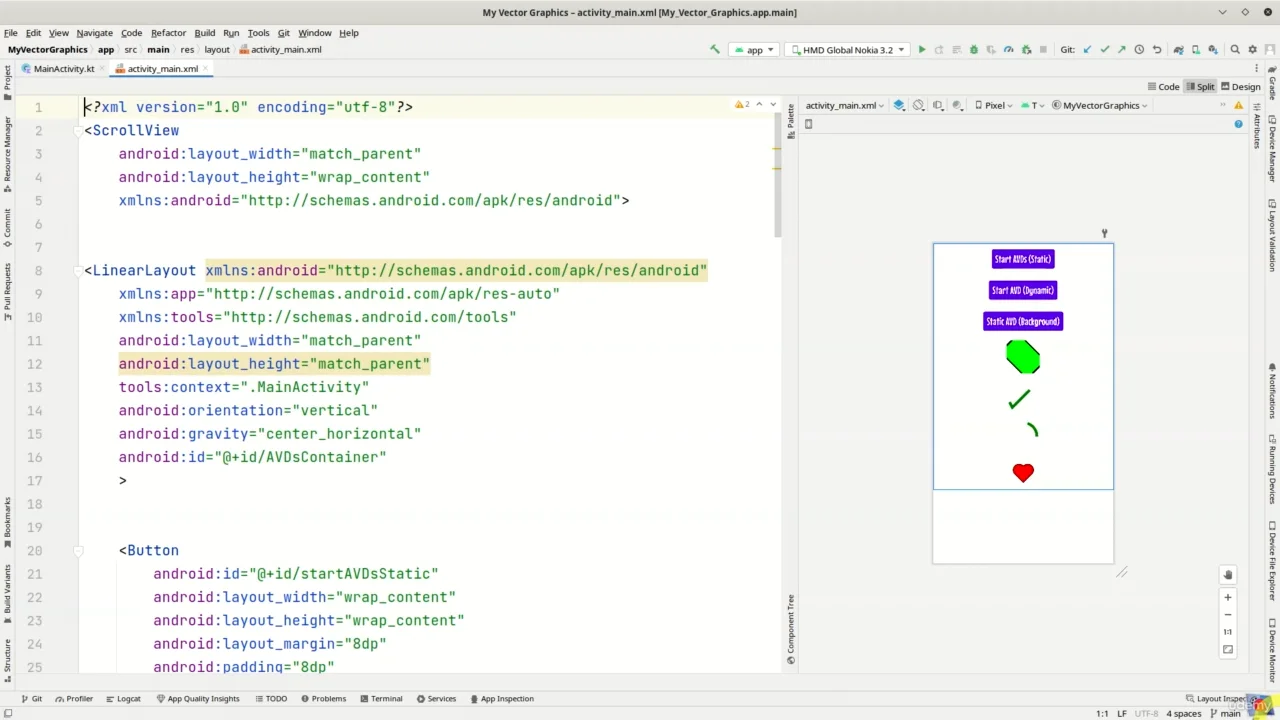 40 - Handling Animated Vector Drawables in Android on Vimeo