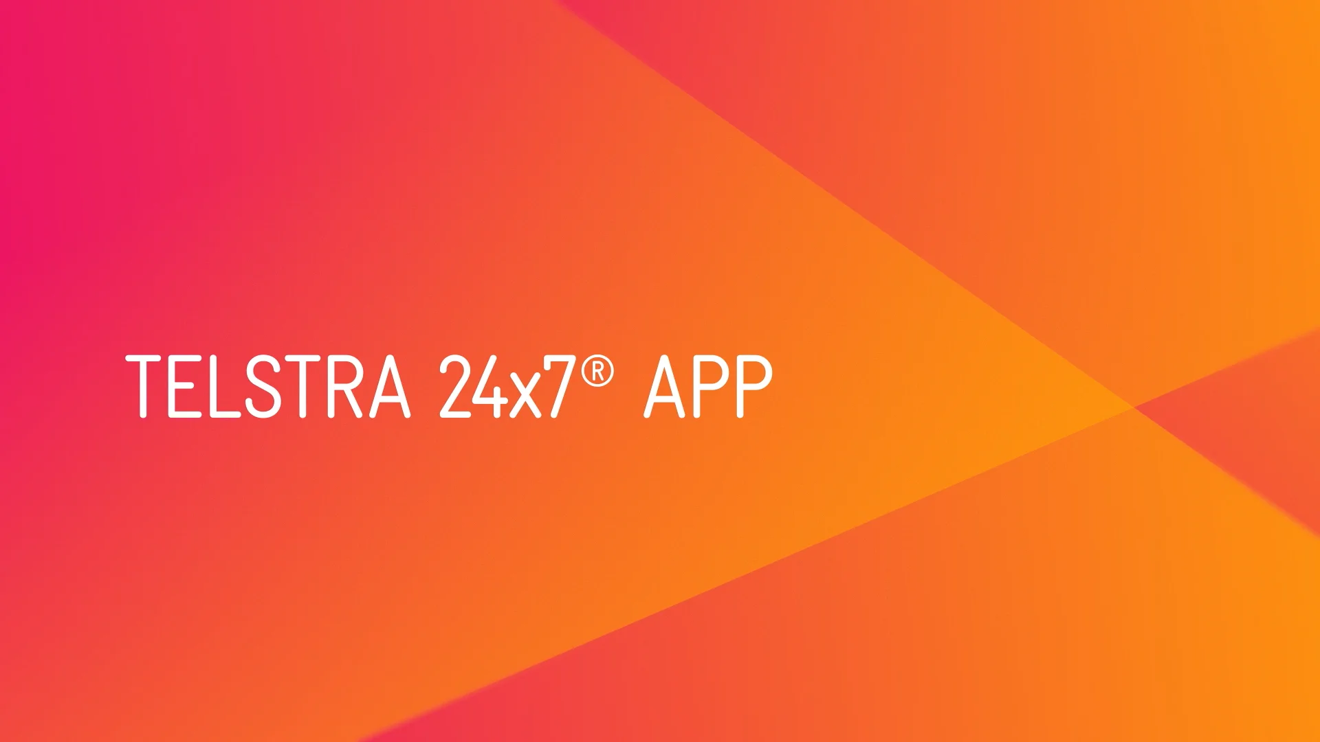 Telstra 24x7 App Intro on Vimeo