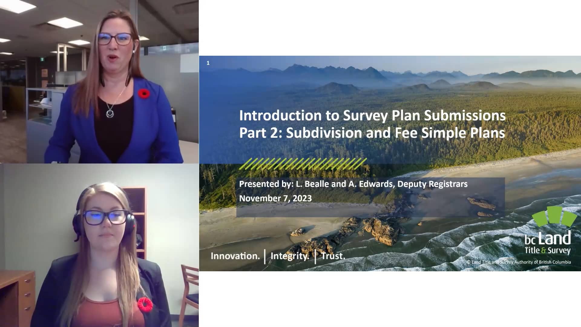 Introduction to Survey Plan Submissions Part 2: Subdivision and Fee ...