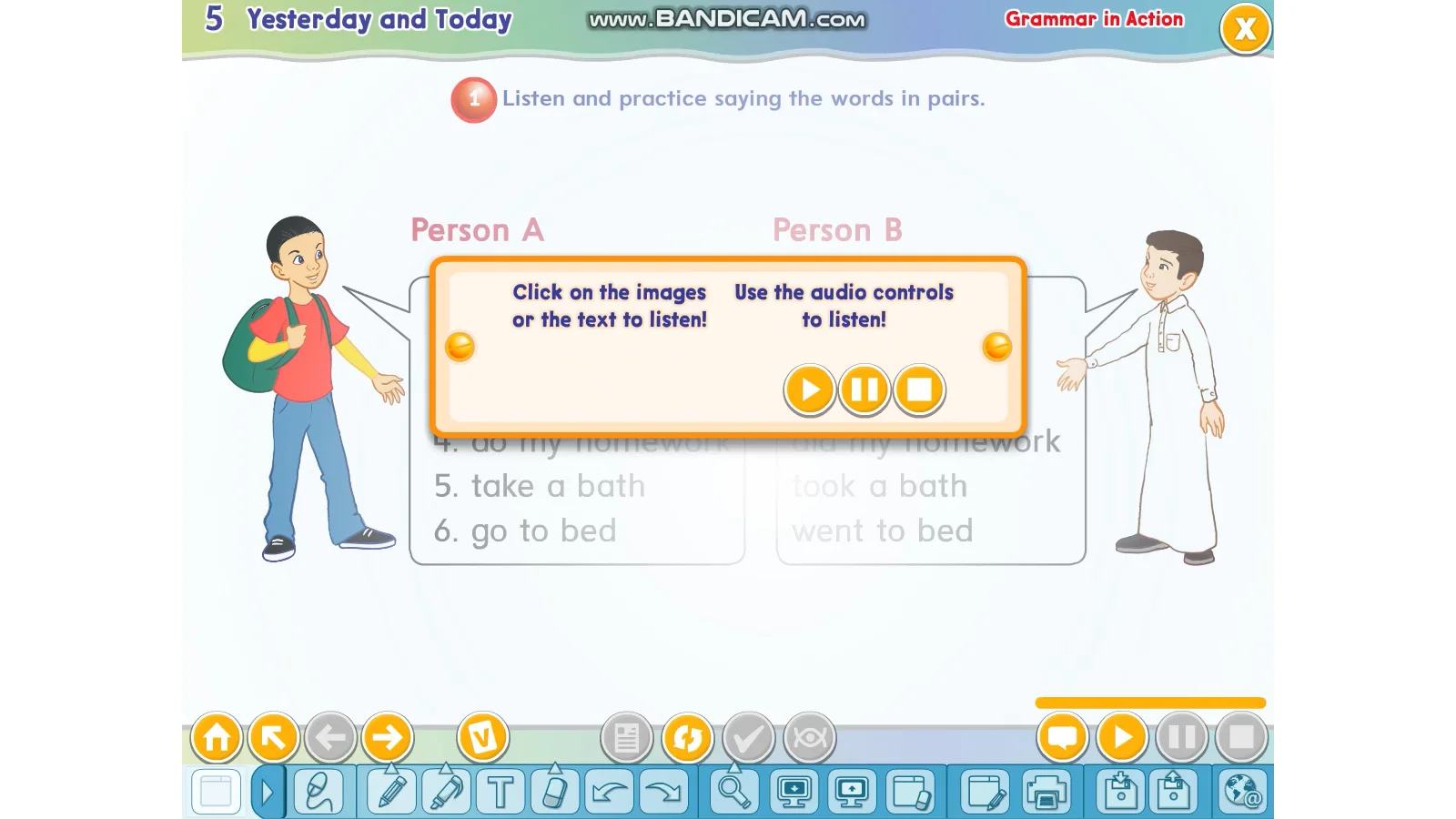 Yesterday and Today lesson 2 Grammar in Action