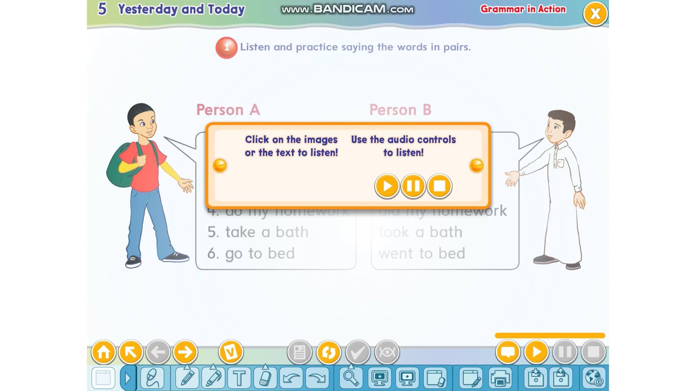 Yesterday and Today lesson 2 Grammar in Action