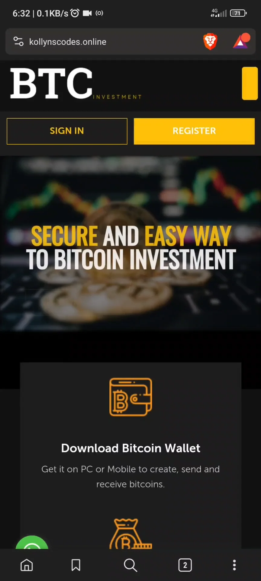 Bitcoin Investment Website on Vimeo