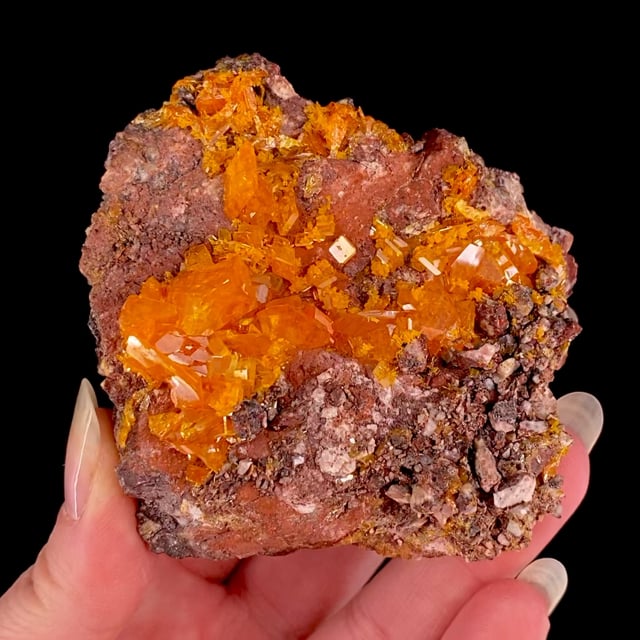 Wulfenite (classic locality) | Rowley Mine, Theba, Painted Rock Mining ...