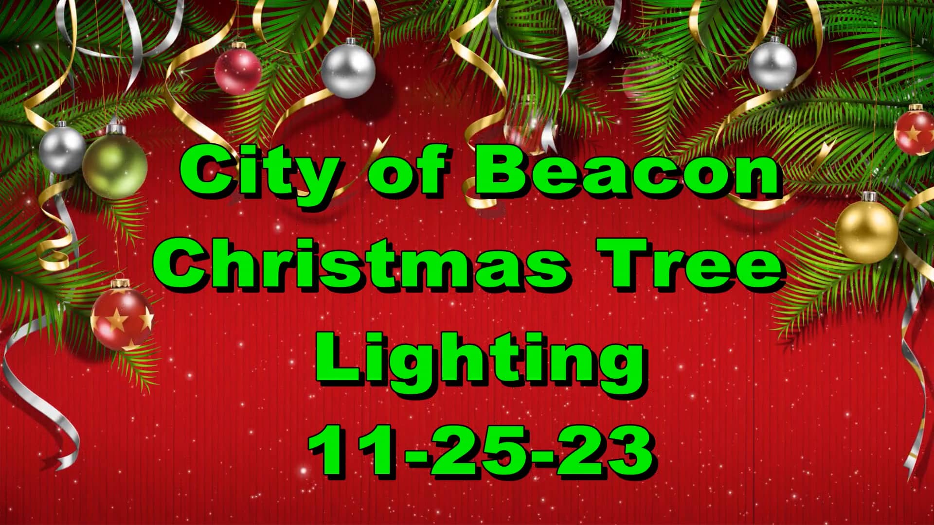 Beacon Tree Lighting 11-25-23 on Vimeo