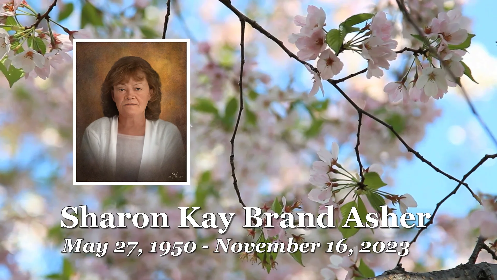 Sharon Kay Brand Asher - Morgan & Nay Sharon Asher on Vimeo