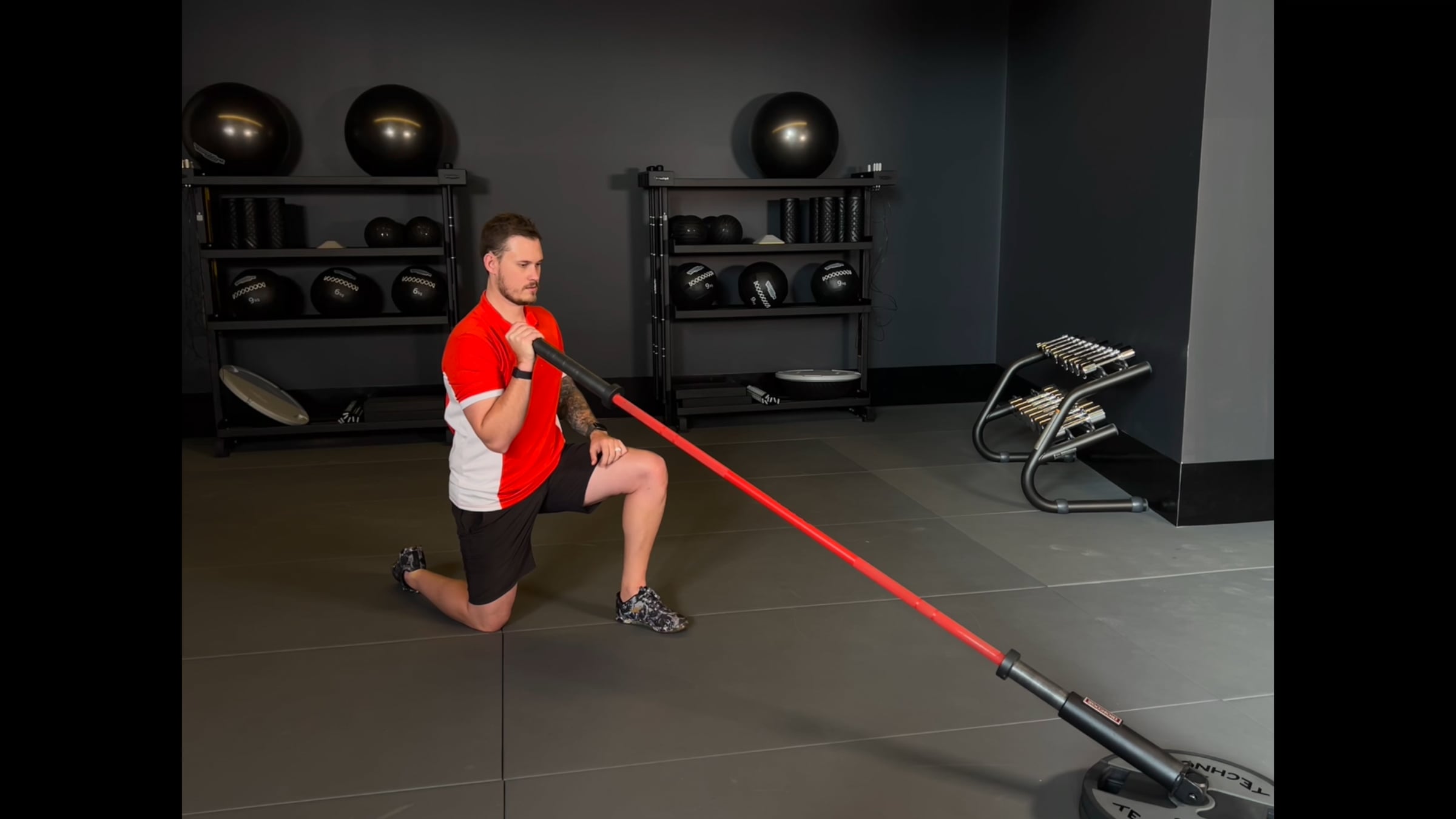 FMAc - Single Arm Half Kneeling Landmine Press