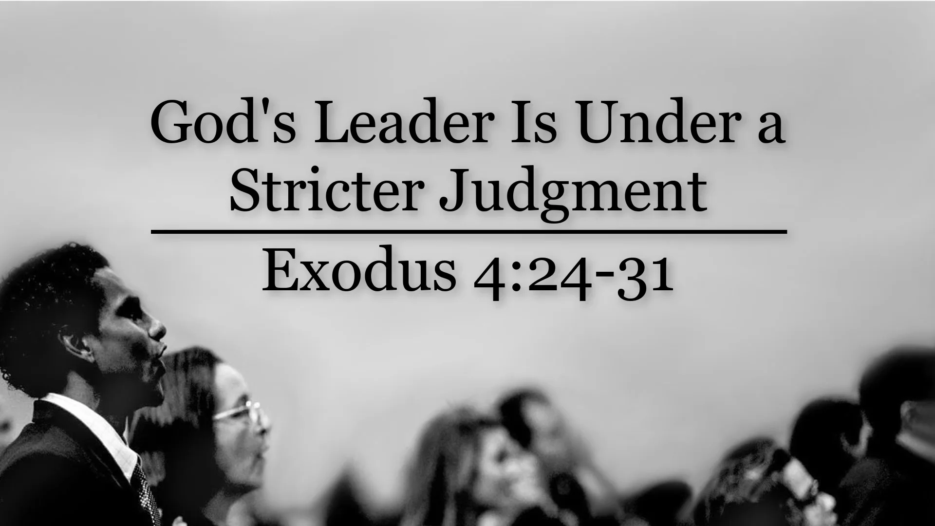 2023-11-26 Gods Leader Is Under A Stricter Judgment on Vimeo