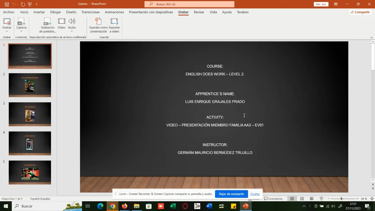 English Course Level 2_ Family Introduction (1) on Vimeo