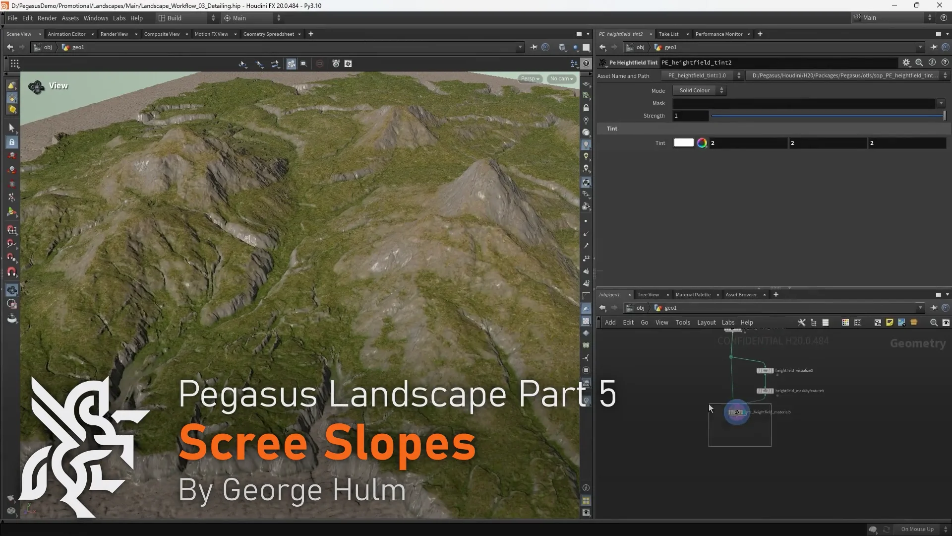 Project Pegasus | Landscape Workflow 5 | Scree Slopes