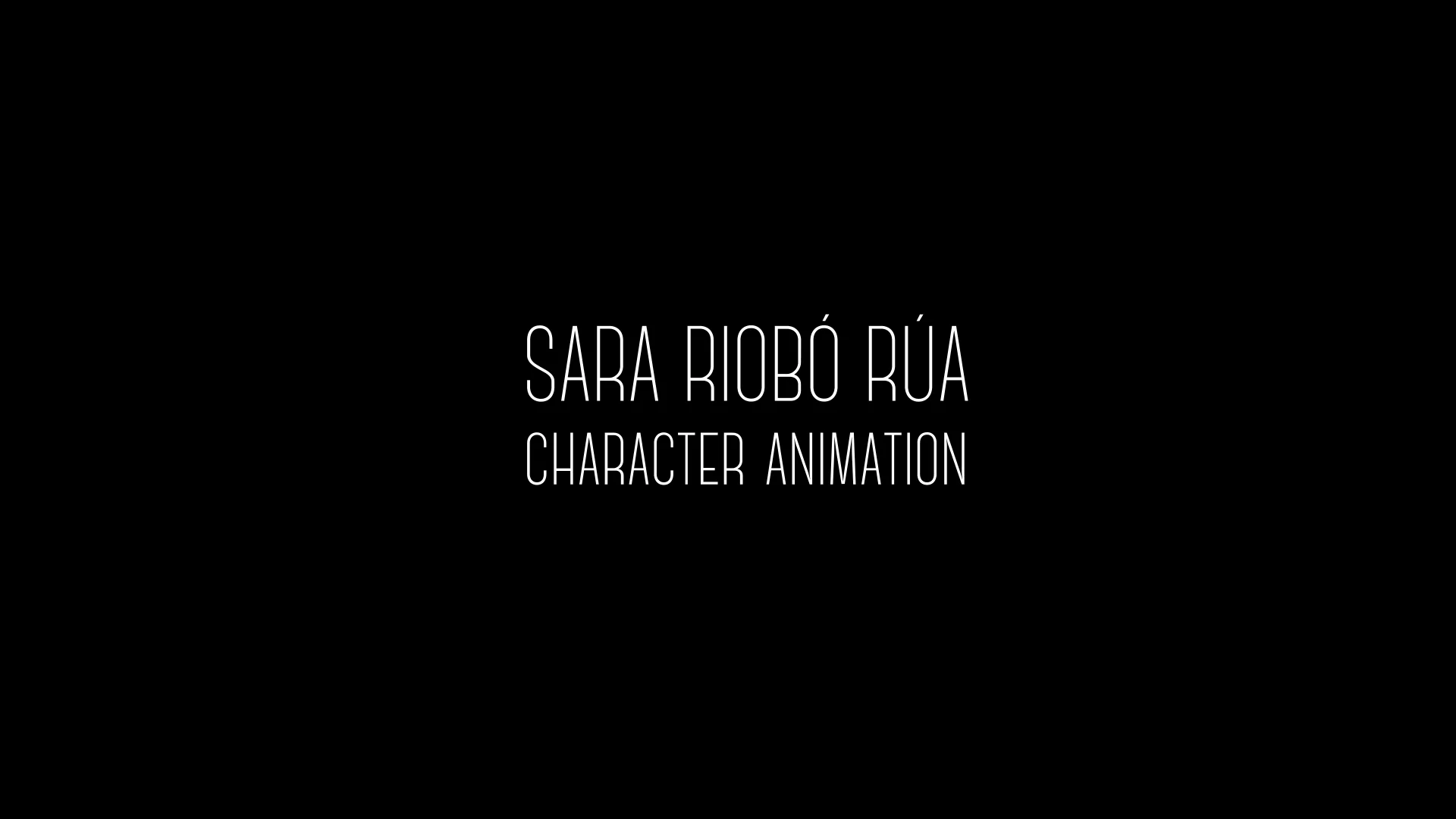 Character animation reel 2021