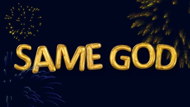 Sermon Bumper: New Year, Same God - Church Visuals