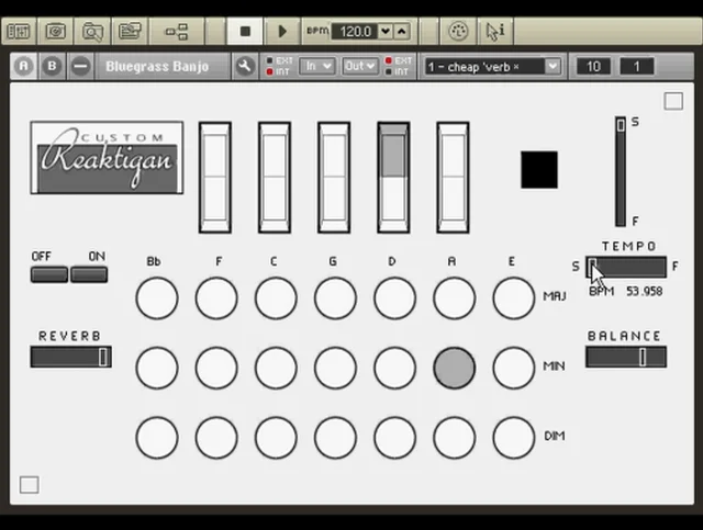 Optigan Emulator (in-progress demo, early 2006)