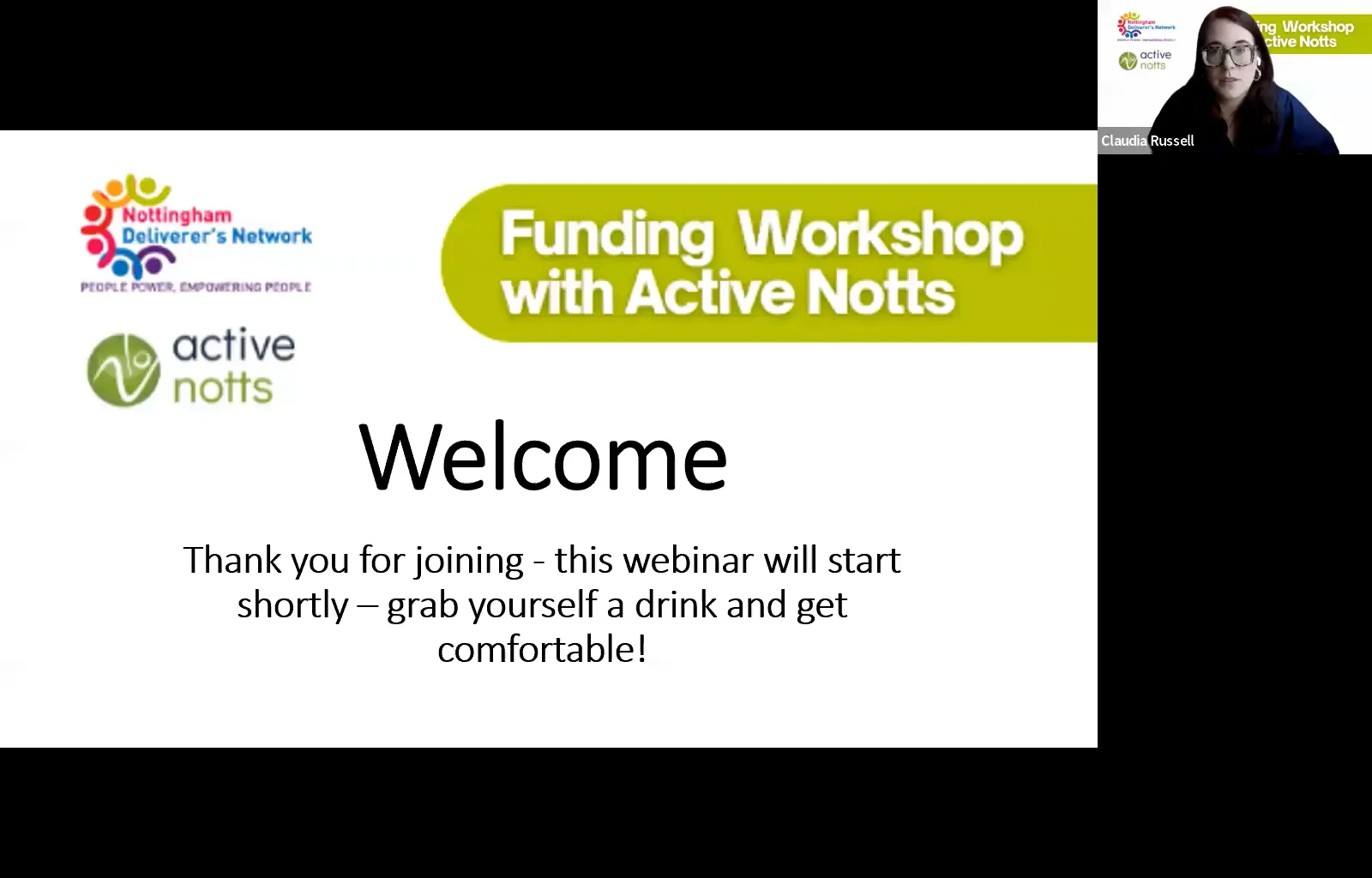 NDN Funding Webinar with Active Notts - Tuesday 28th November 2023 on Vimeo