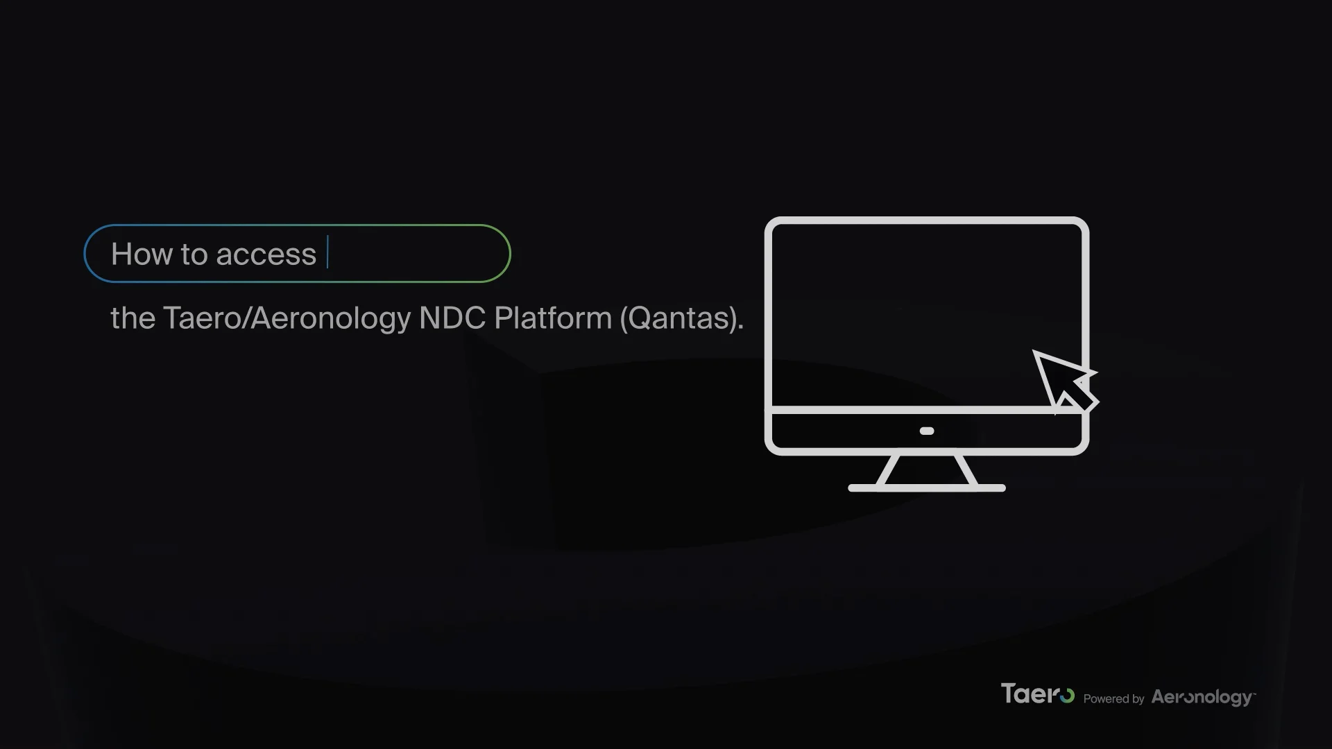 Ep12 Taero Tutorial - Access Taero NDC Platform on Vimeo