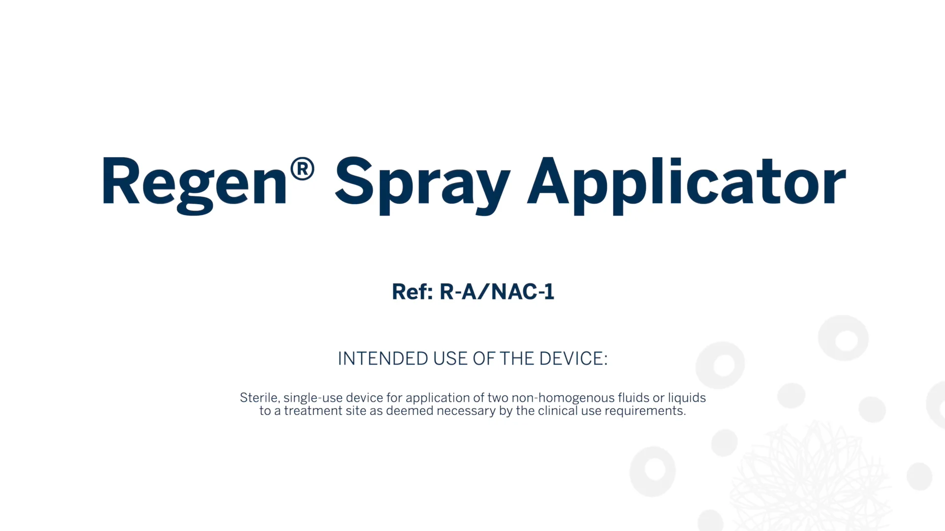 Regen® Spray Applicator