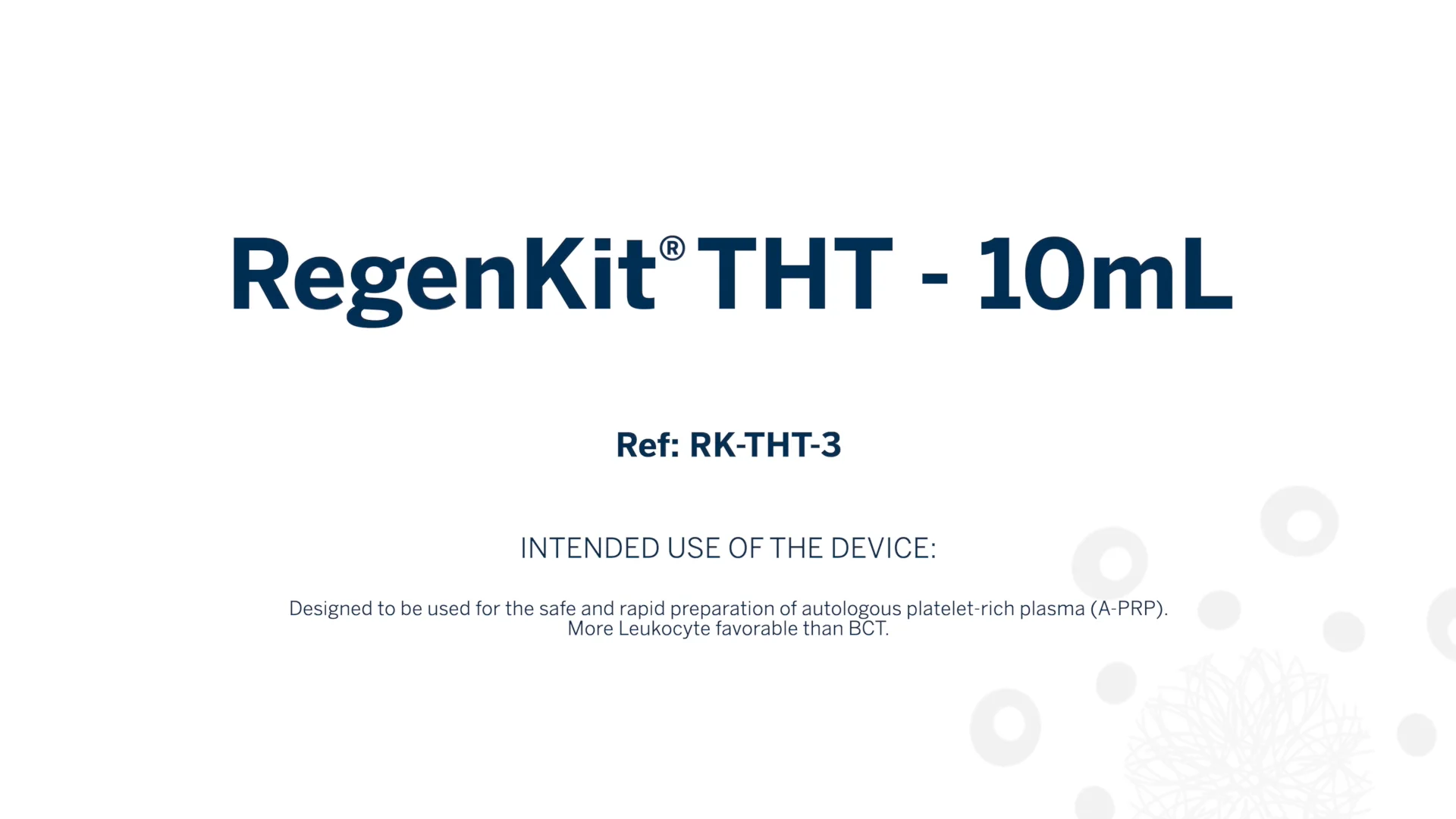 RegenKit® THT® 10 mL Preparation