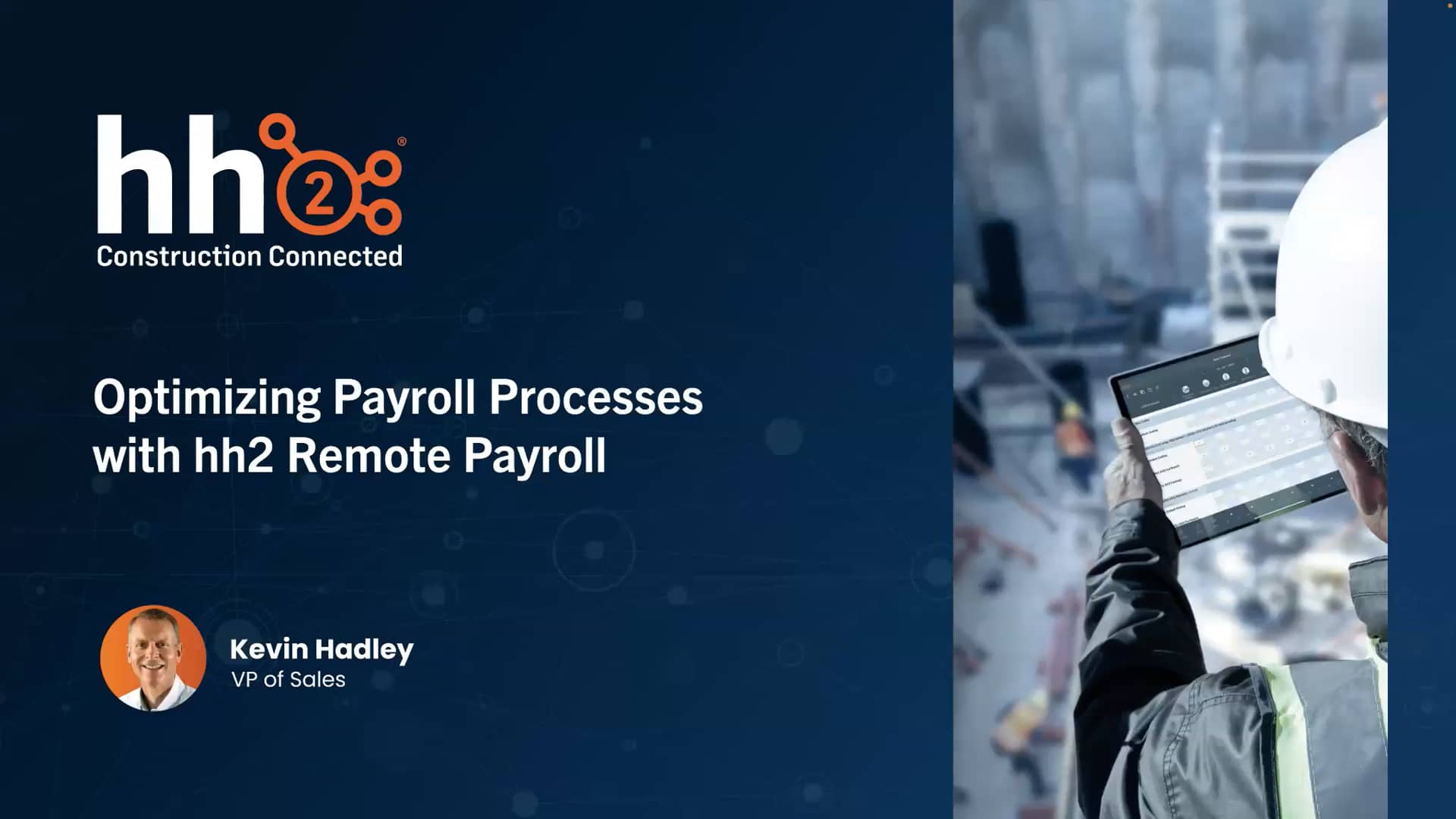 Optimizing Construction Time Entry with hh2 Remote Payroll on Vimeo