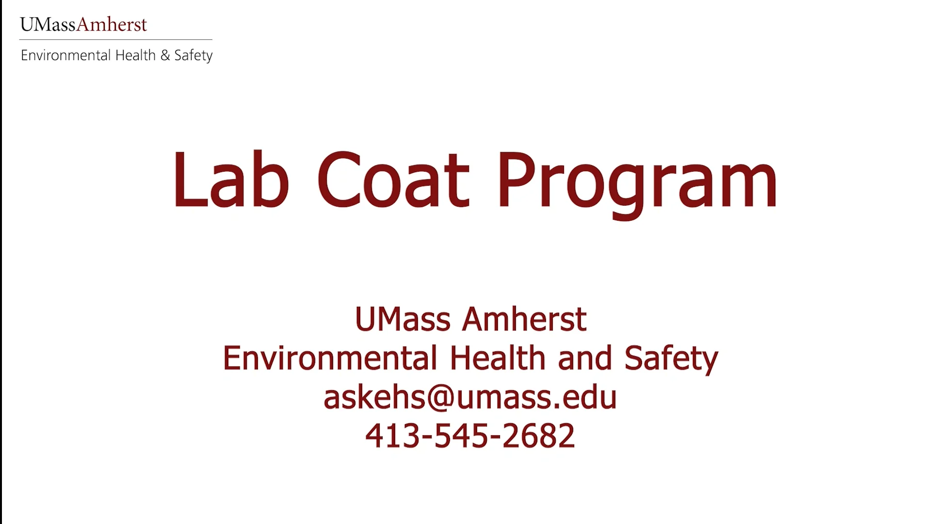 Lab Coat Program on Vimeo